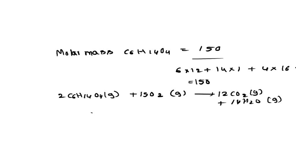 SOLVED: What mass of oxygen gas would be consumed if 6.86 g of ...