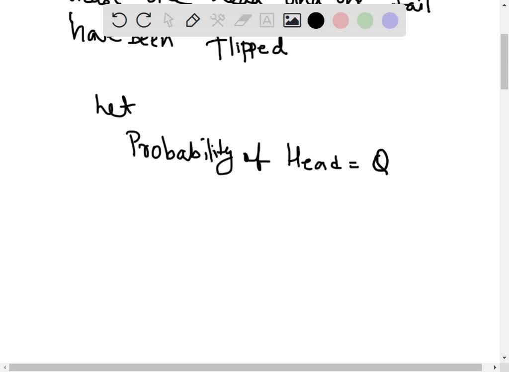SOLVED: A coin, having probability p of landing heads, is continually flipped until at least one ...