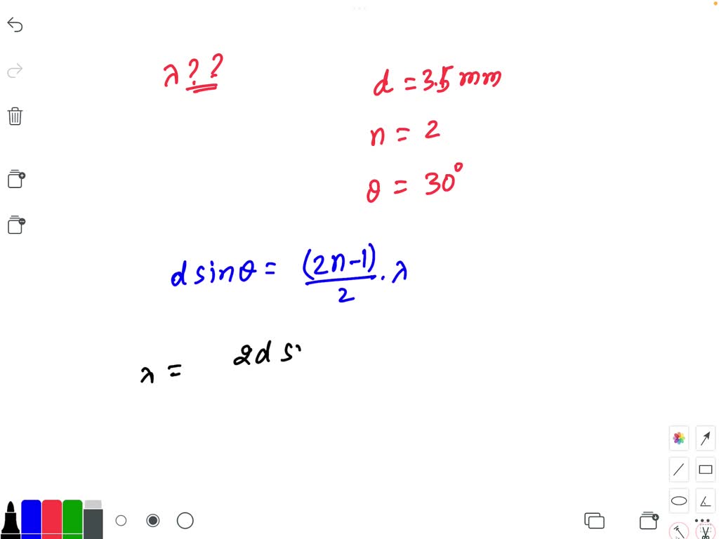 SOLVED: What is the wavelength of light falling on double slit ...