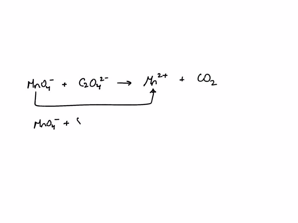 SOLVED: The role of Mn2+ ion during oxidation-reduction titration of ...