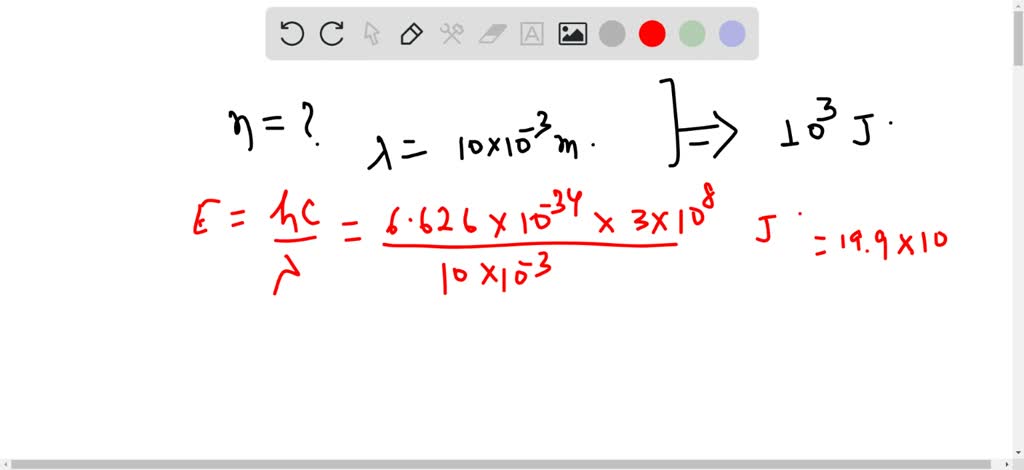 SOLVED: Calculate the number of photons having a wavelength of 10.0 mm ...