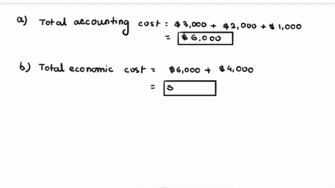 calculate and compare the forecast total accounting costs in the year ...
