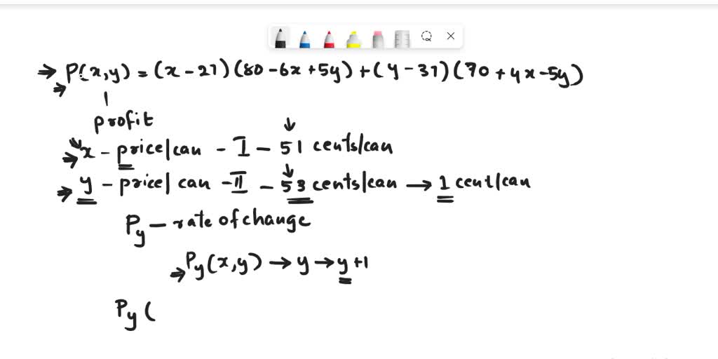 SOLVED: A grocer's weekly profit from the sale of two brands of orange ...