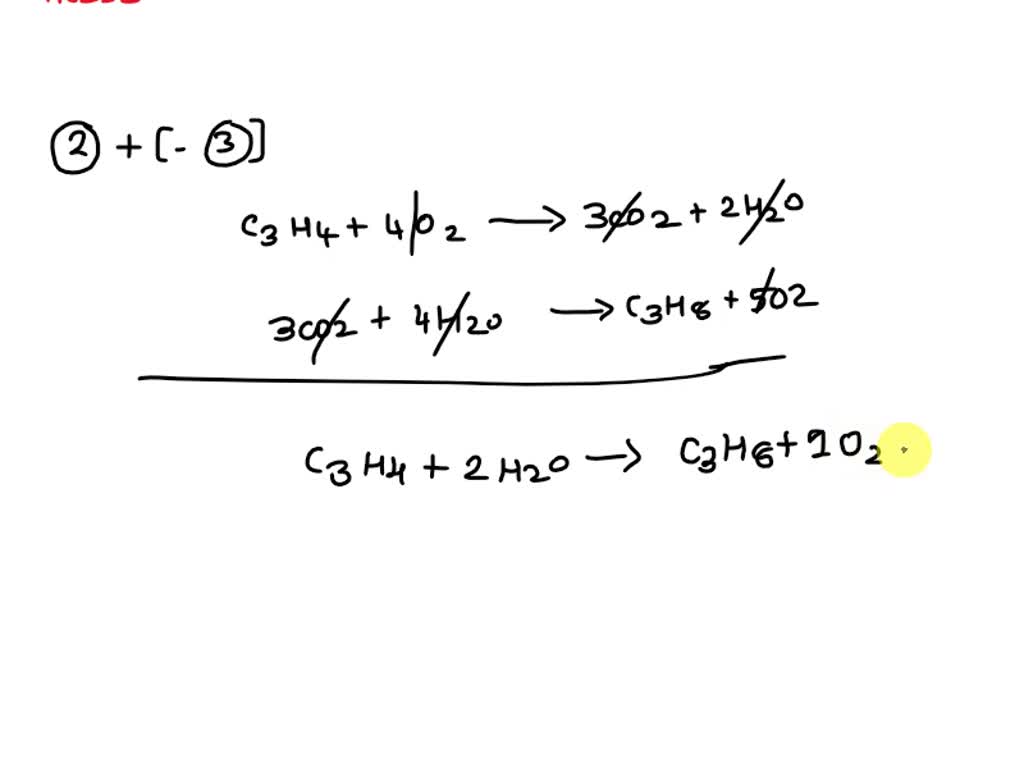 SOLVED: Use the given equations and Hess's law to determine the ...
