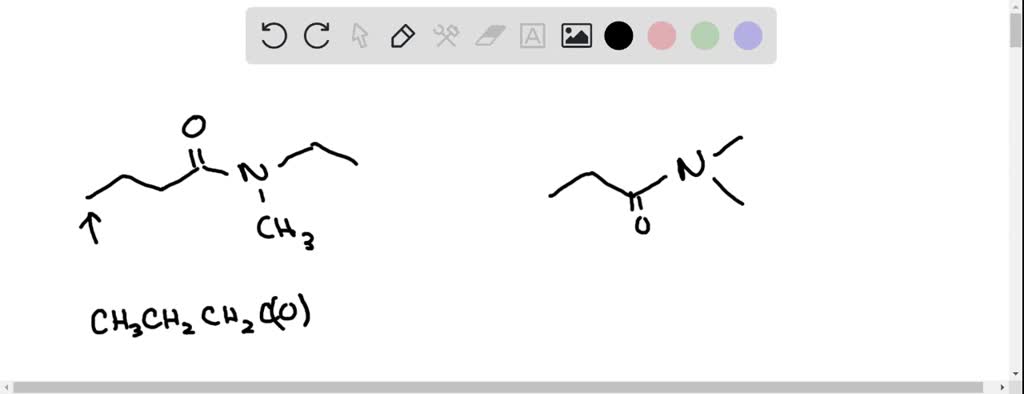SOLVED: Write the condensed notation for the amide CH3 condensed ...