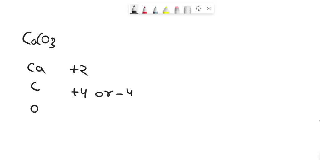 What is the oxidation number for each atom in calcium perchlorate, Ca ...