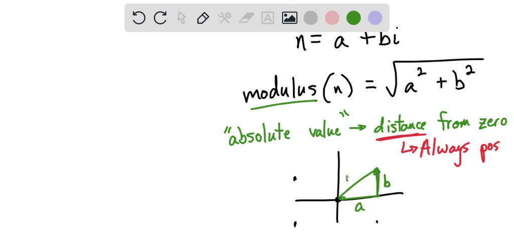 SOLVED: Suppose m = 2 + 6i, and , where n is a complex number. What is ...