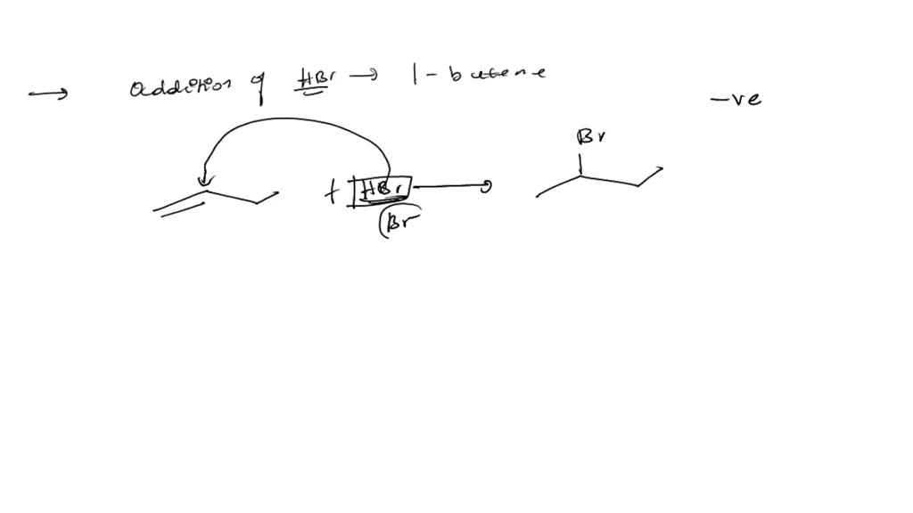 SOLVED: Question 12 Markovnikov's rule applies to; addition of HBr to 1-butene addition of Br2 ...