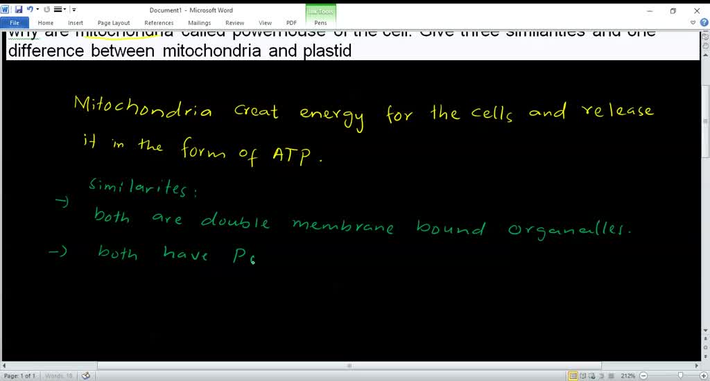 SOLVED: Why are mitochondria called the powerhouse of the cell? Give ... SOLVED: Why are mitochondria called the powerhouse of the cell? Give ...