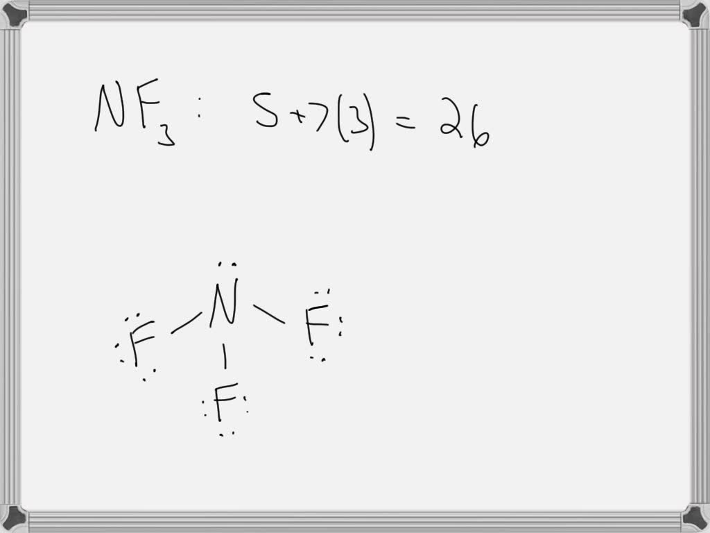 SOLVED: What is the hybridization of the central atom in NF3 ...