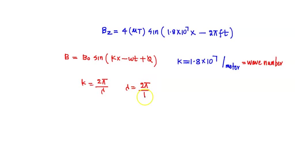 Solved The Magnetic Field Of An Electromagnetic Wave In A Vacuum Is Bz
