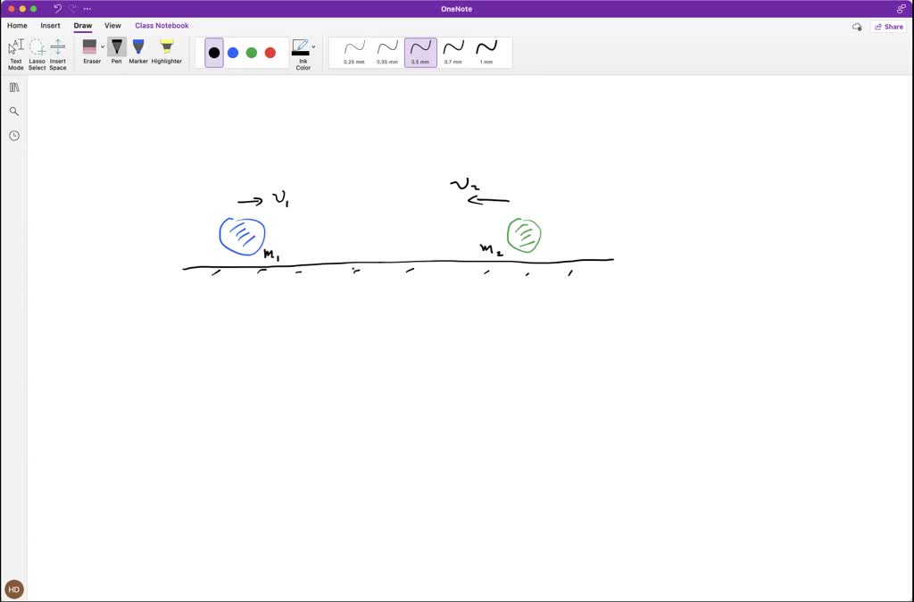 Two objects sliding on a frictionless surface, as represented above ... Two objects sliding on a frictionless surface, as represented above ...