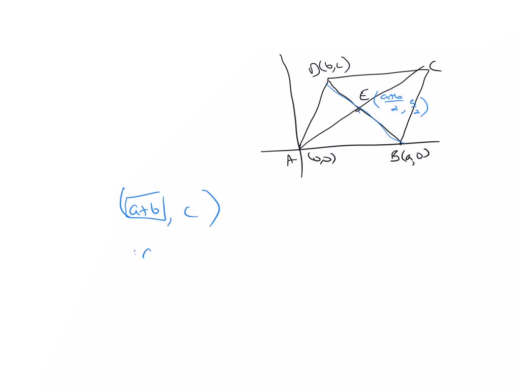 SOLVED: Becky is writing a coordinate proof to show that the diagonals ...