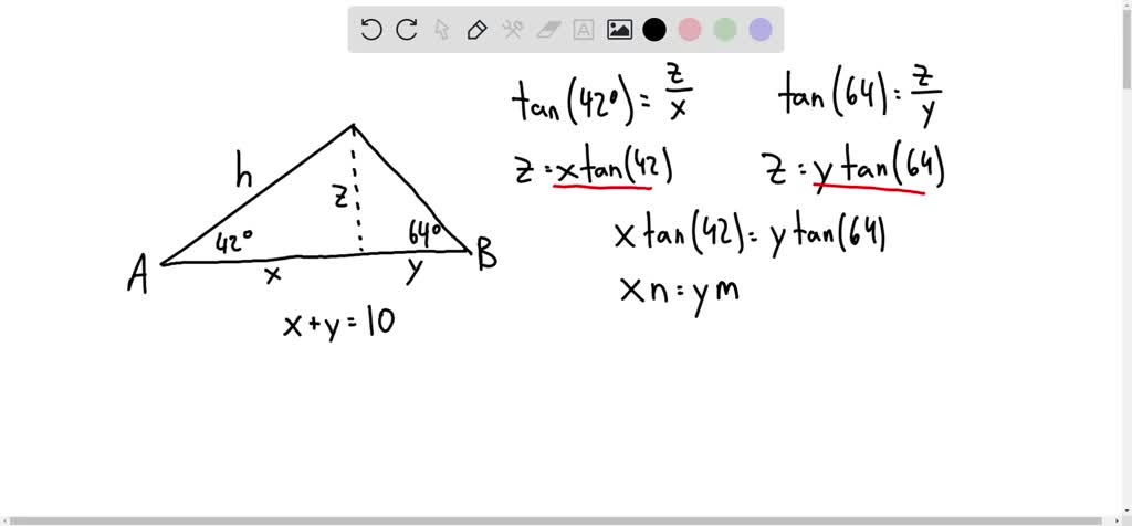 SOLVED: Fire towers A and B are located 10 miles apart. Rangers at fire ...