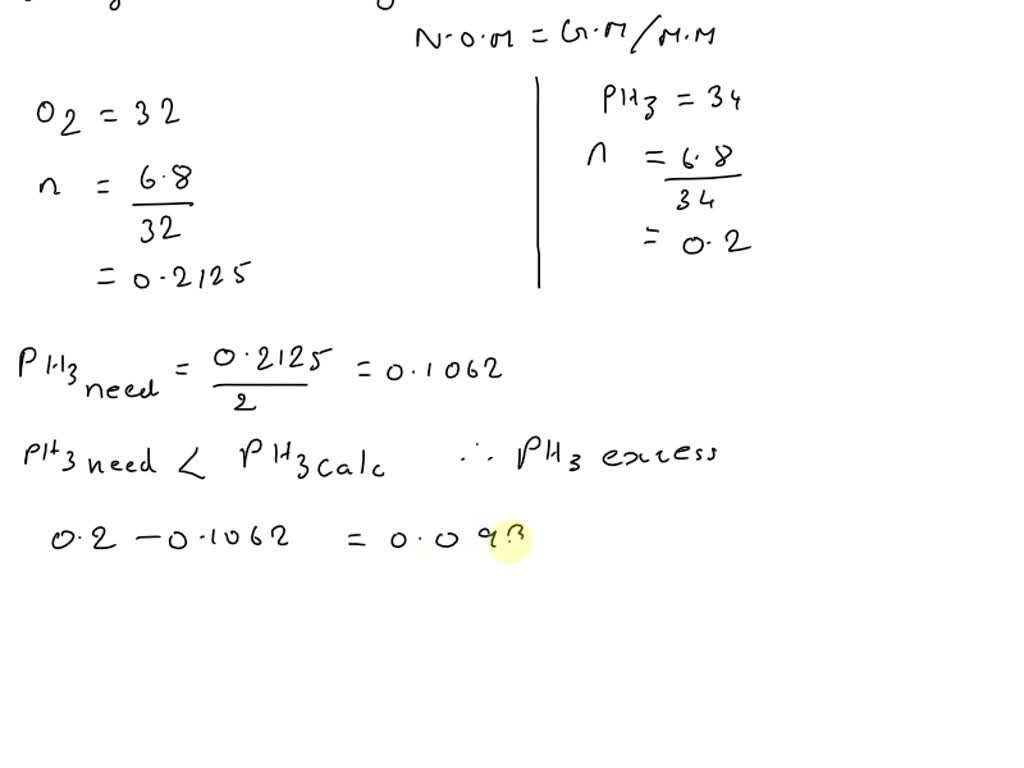 SOLVED: Use the following reaction to answer 1-4 PH3 + O2 → P4O10 + H2O ...