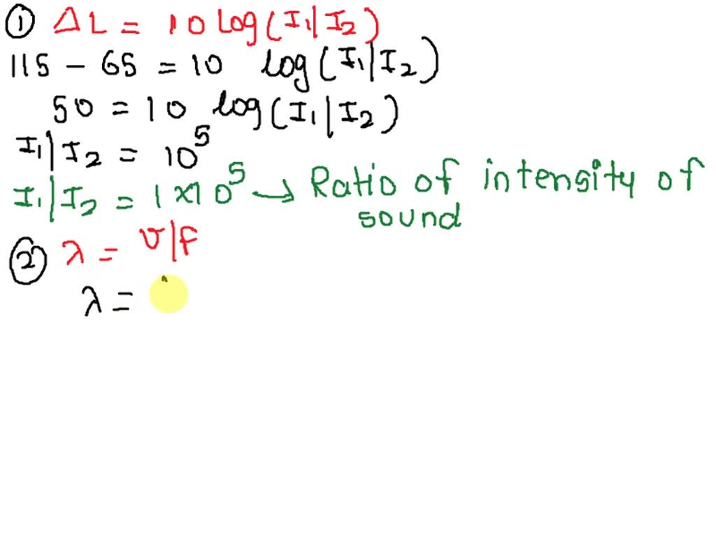 SOLVED: Approximately how many times louder is a 115-dB sound than a 65 ...