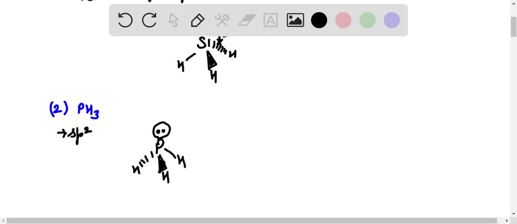 SOLVED: What are the MolView bond angles of SiH4, PH3, and H2S?