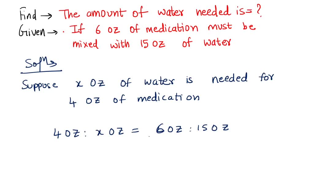 SOLVED: A nurse opens a case that has a total of 160 ounces of ...