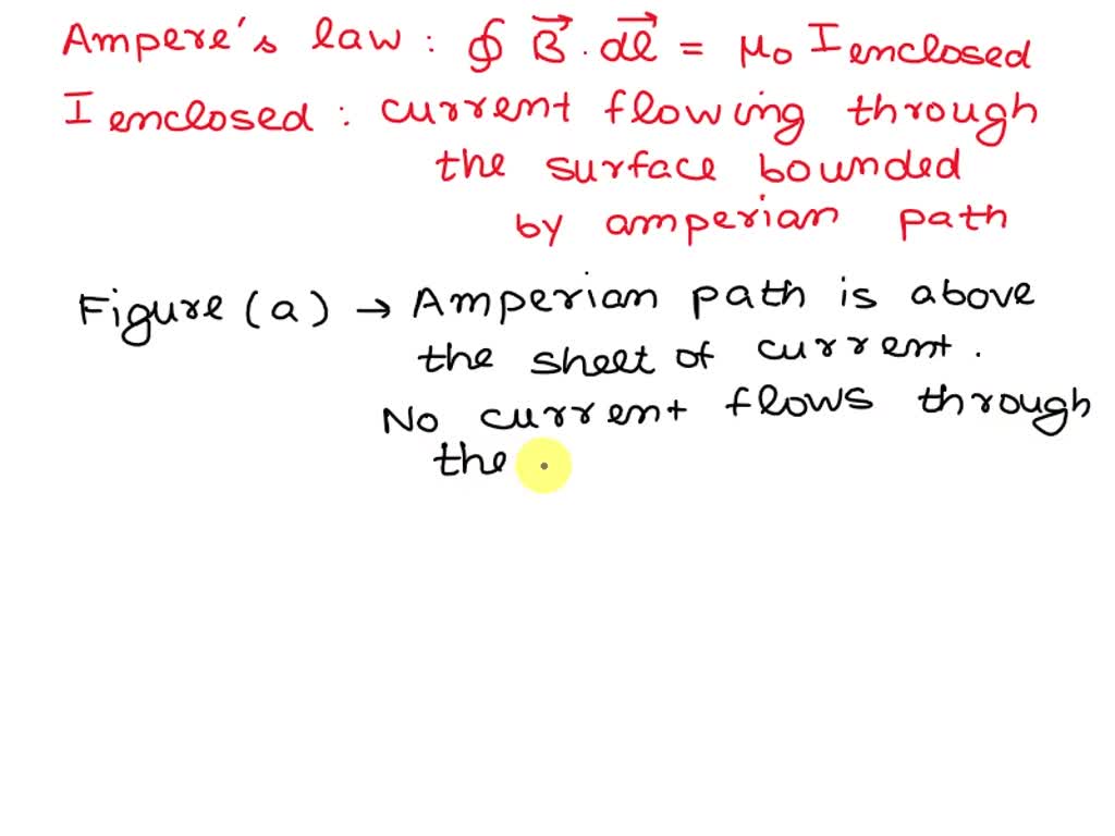 SOLVED: Problem 5 Current is flowing down a flat piece of sheet metal ...
