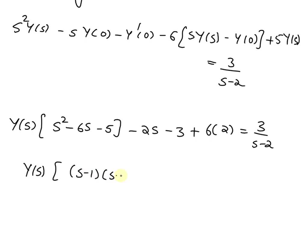 SOLVED: 'Second-Order Linear Equations Use the method of Laplace ...