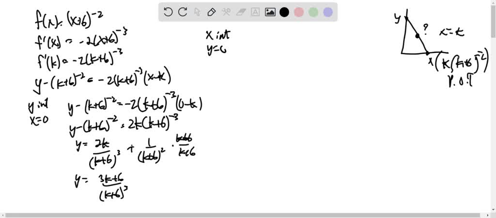 SOLVED: Find the maximum area of a triangle formed in the first ...