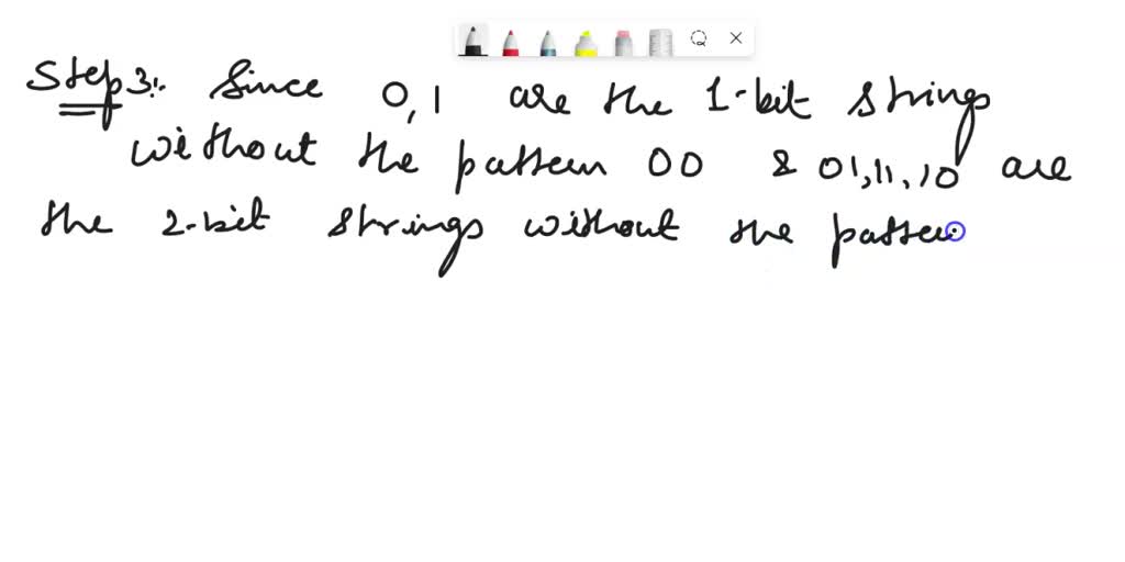 Solved Can You Please Tell Me Where Did I Go Wrong Let S Be The Number Of N Bit Strings That 6621