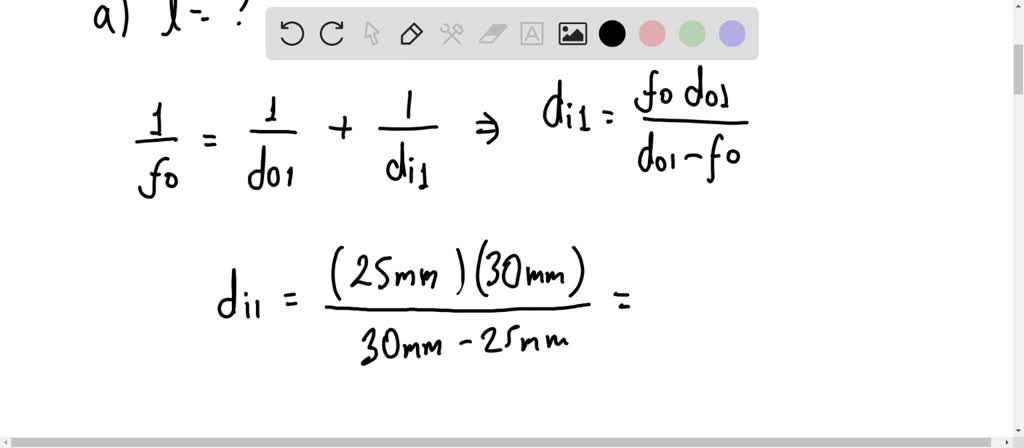 SOLVED: Q5). Suppose we make microscope that can be used with a relaxed ...