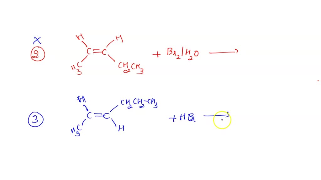 SOLVED: Which reaction is not stereospecific? Br2/Cl2 trans-2-butene ...