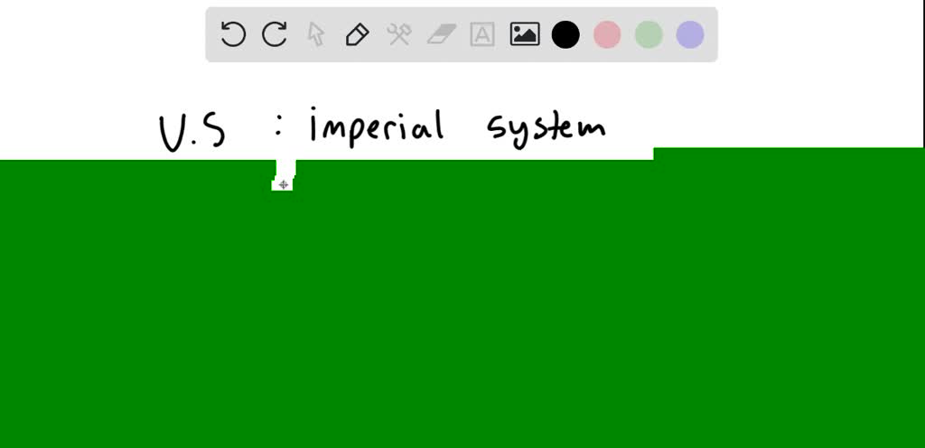 SOLVED: Identify an example in your life where you use units from the ...