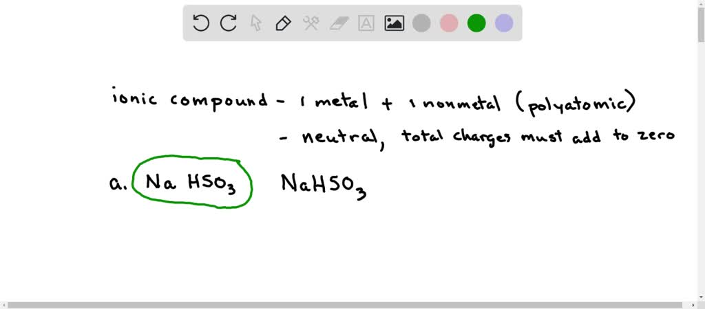SOLVED: Write the formula for the ionic compound formed from each cation and anion: sodium and ...