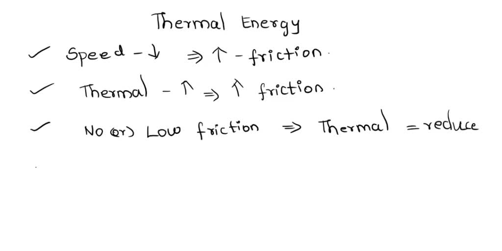 SOLVED: how do levels of thermal energy and speed differ between low ...