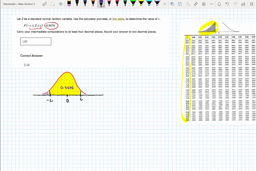 SOLVED: Your answer is incorrect. Let Z be a standard normal random ...