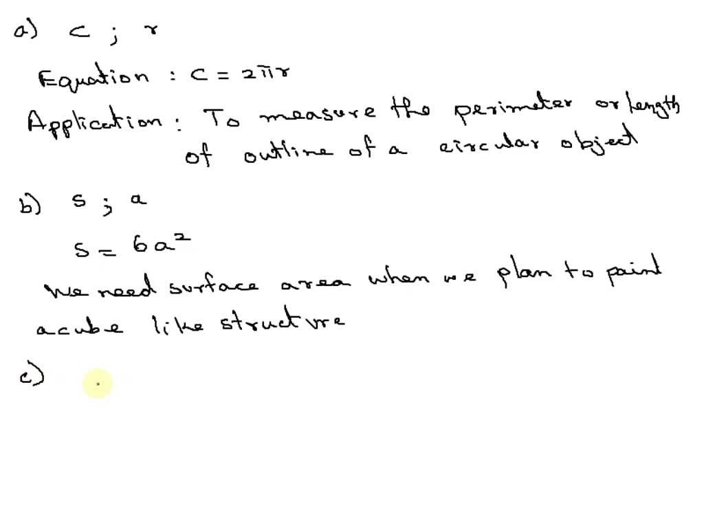 Solved Formulate The Equation And Then Express The Operations Below In