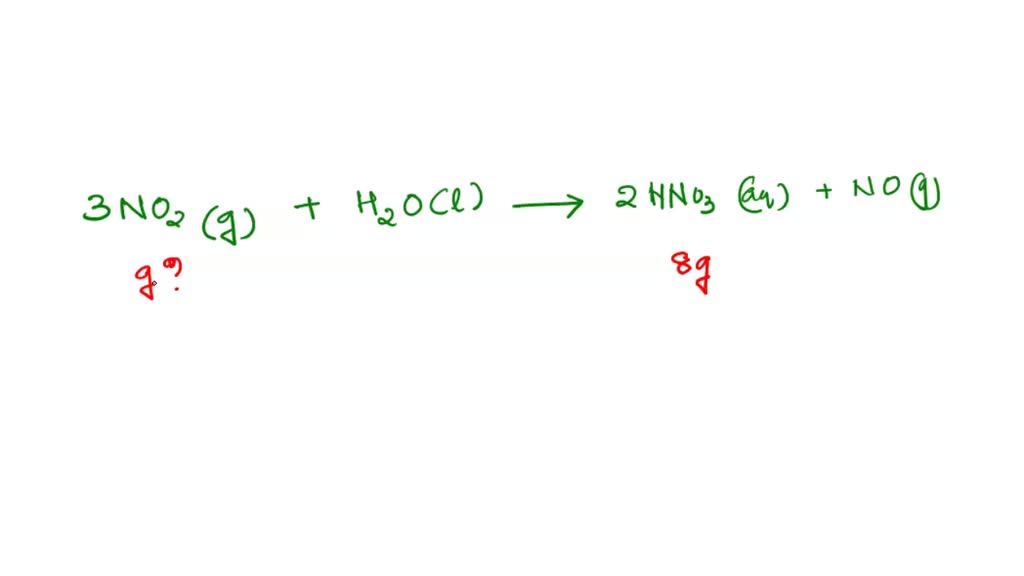 SOLVED: Nitric acid, HNO3, is manufactured by the Oswald process, in ...