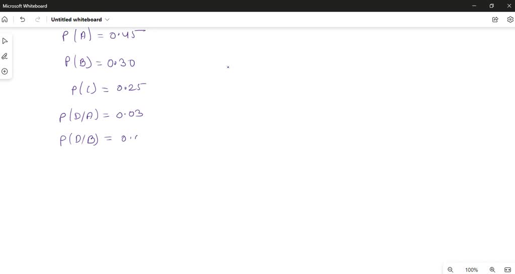 SOLVED: Suppose the factory has three machines A, B, and C that produce ...