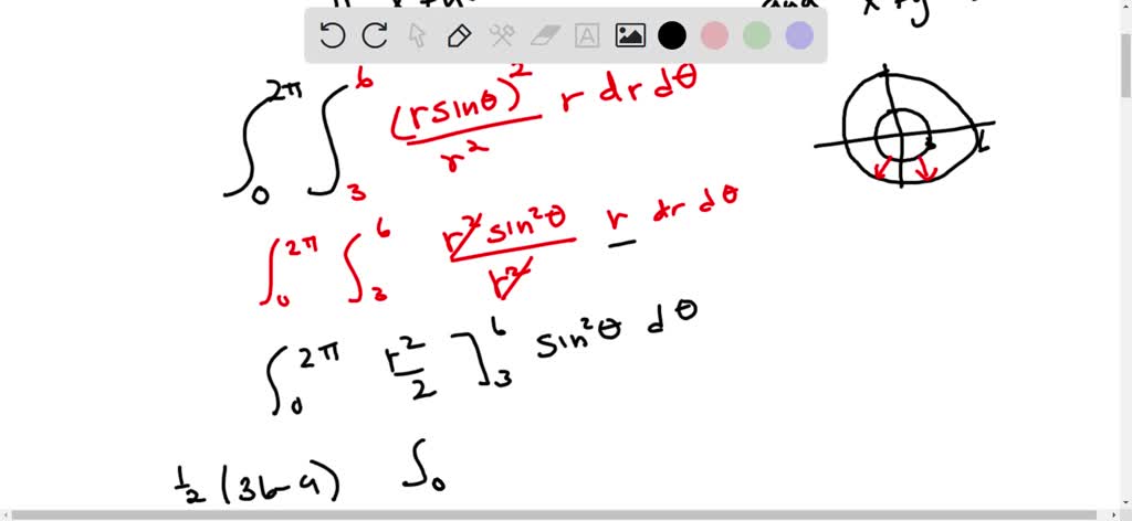 SOLVED: point) Evaluate the double integral x2 +y2 dA, where R is the ...