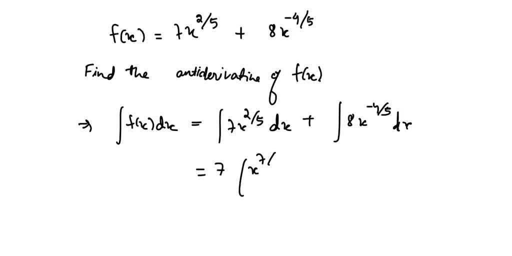 Video Solution 122 Find The Most General Antiderivative Of The Function Check Your Answer By