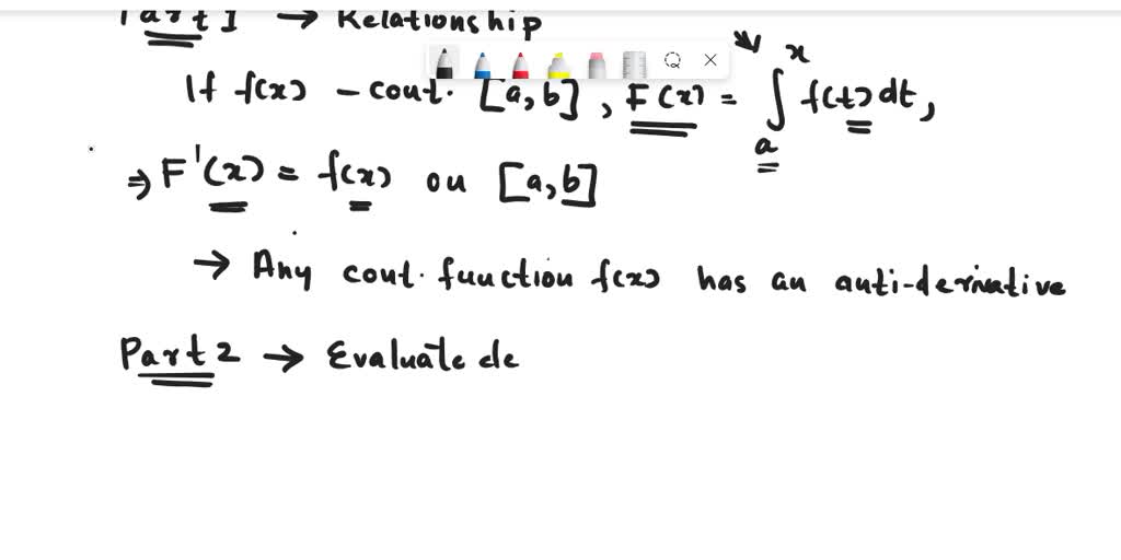 SOLVED: Compare and contrast the Fundamental Theorem of Calculus 1 and ...
