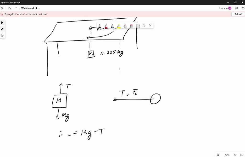 SOLVED: An object of mass m] 0.175 kg undergoes uniform circular motion: It is connected by ...