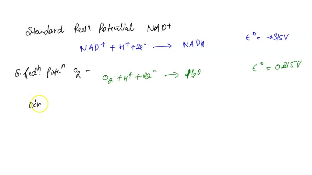 SOLVED: What reduclion potential? How calculate 4G" according the ...