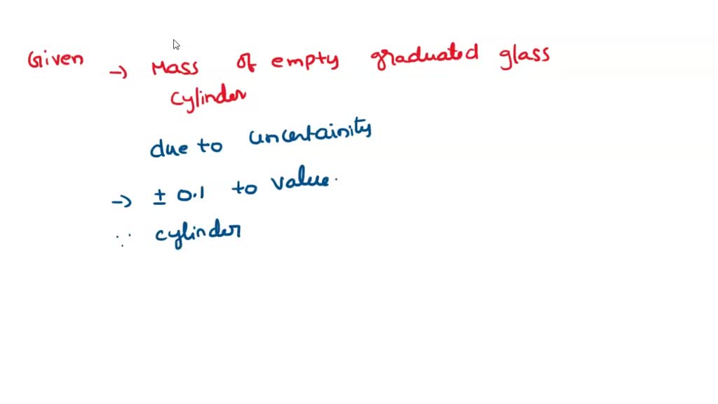 SOLVED: Although (due to uncertainty of measurements) you cannot know ...