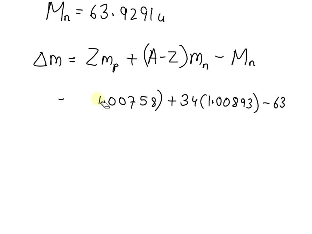 SOLVED: The most abundant isotope of zinc, Zn-64, contains thirty ...