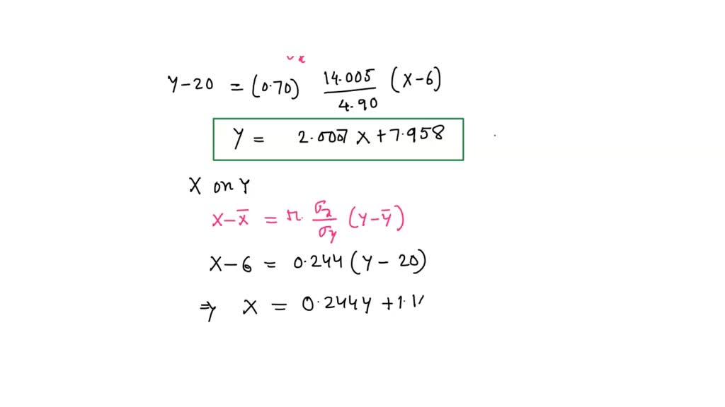 SOLVED: In a study concerned with the relationship between two ...