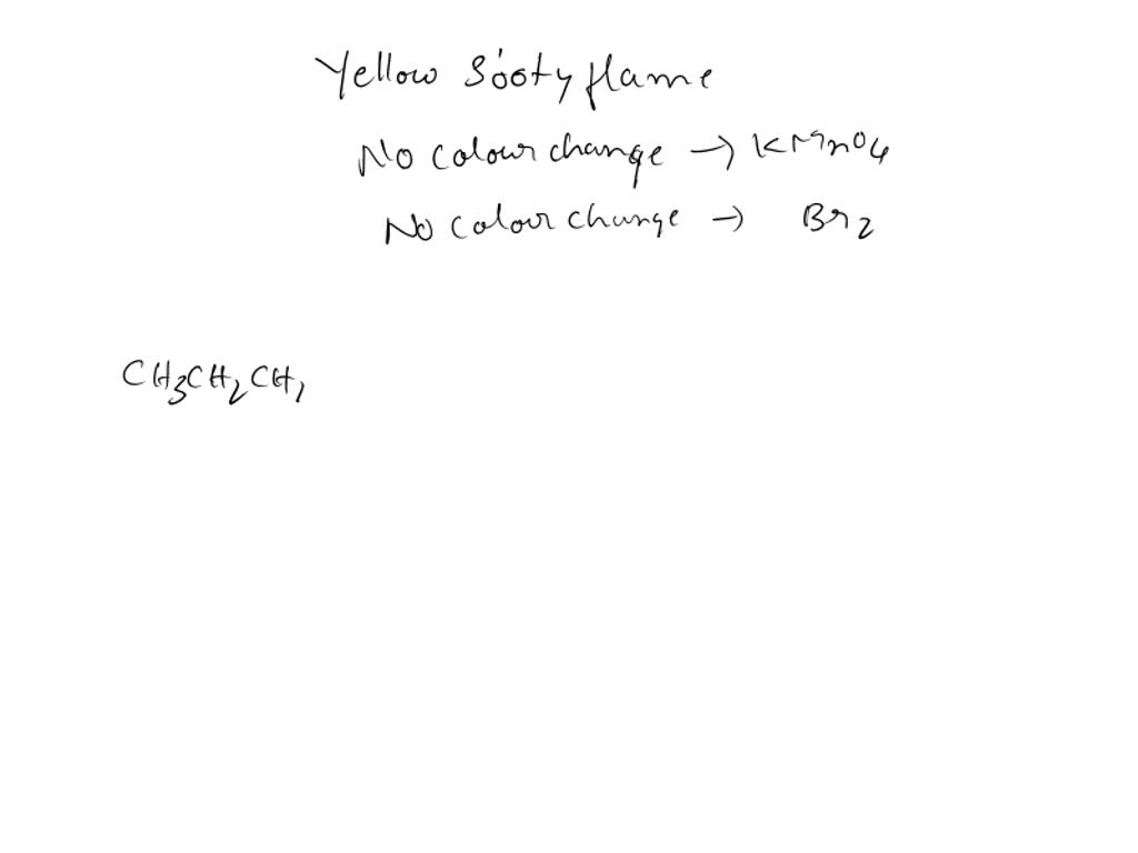 SOLVED: An unknown compound, believed to be a hydrocarbon, showed the ...