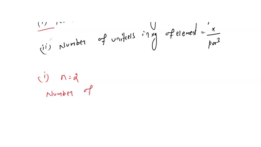 SOLVED: An element has a bcc structure with unit cell edge length of 288 pm. How many unit cells ...