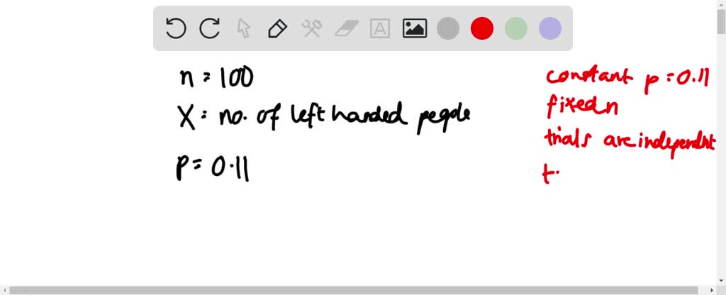 SOLVED: lefties Eleven percent of students at a large high school are ...