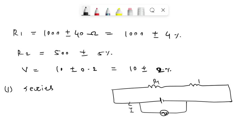 SOLVED: For both of the two circuits shown and according to the tabulated data, calculate the ...