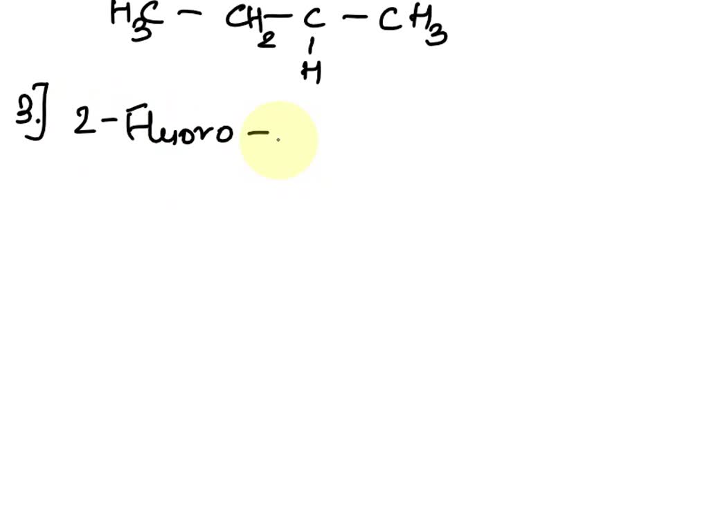 SOLVED: C4H9F has 4 isomers. What are their condensed formulas?