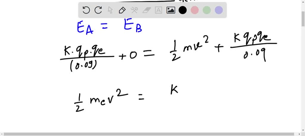 Solved An Electron Is Released From Rest At Distance Of 9 00 Cm From