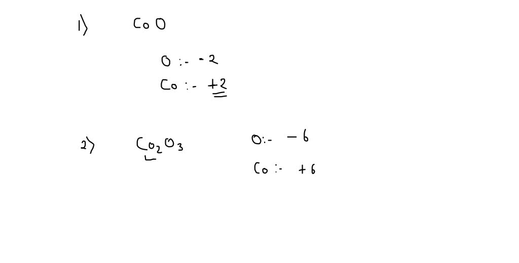 SOLVED: Calculate the overall charge of the Cobalt(II) complex [CoBr2 ...